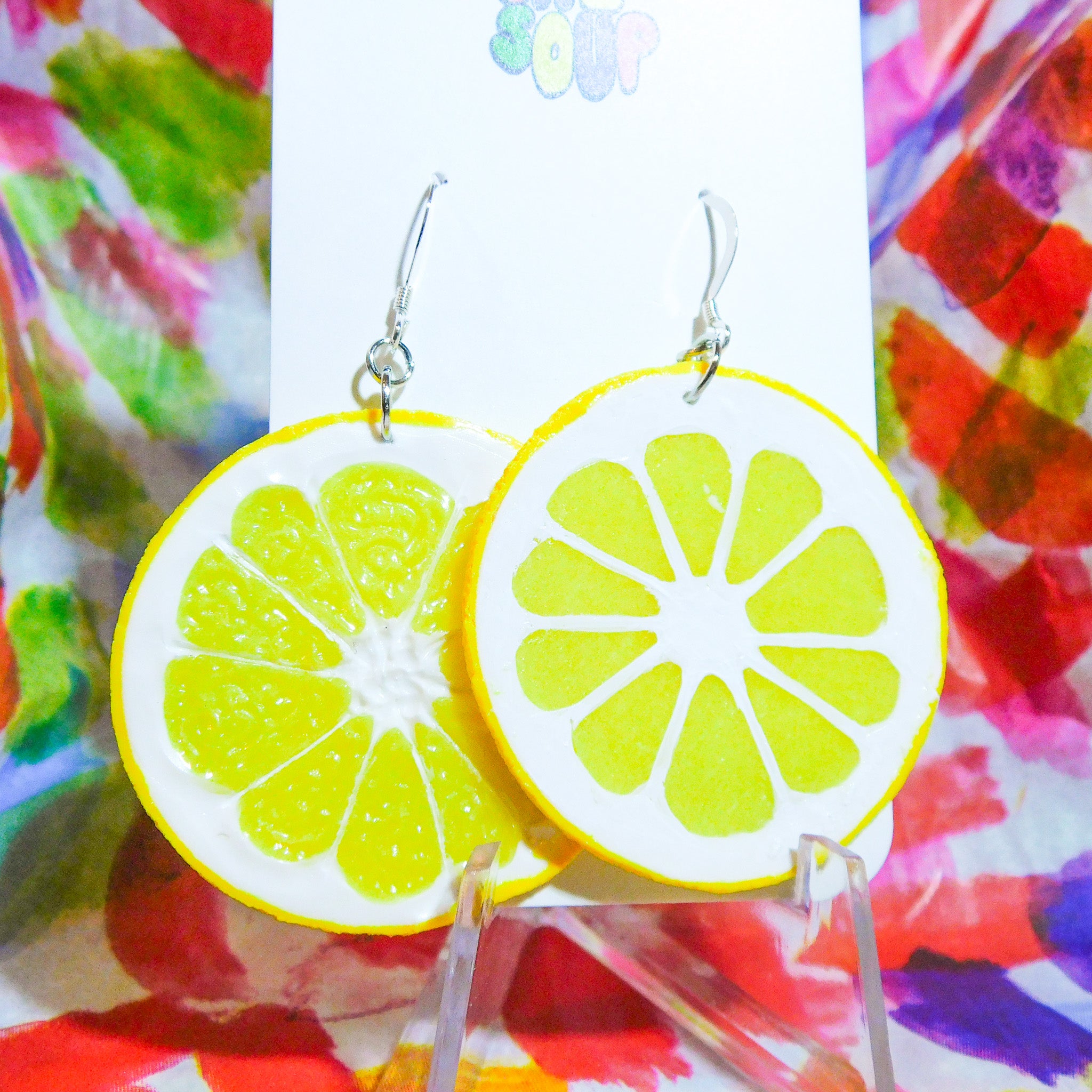 Lemon Slice Earrings – Chlosoup Earrings